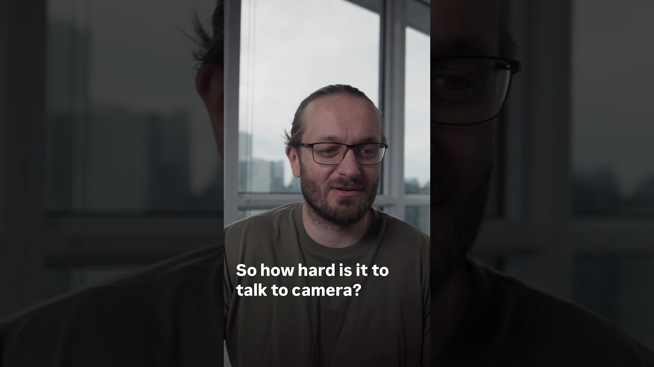 How hard is it to talk to camera? - YouTube
