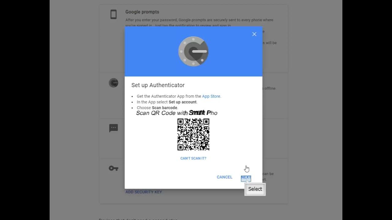 Set up Authenticator App - YouTube