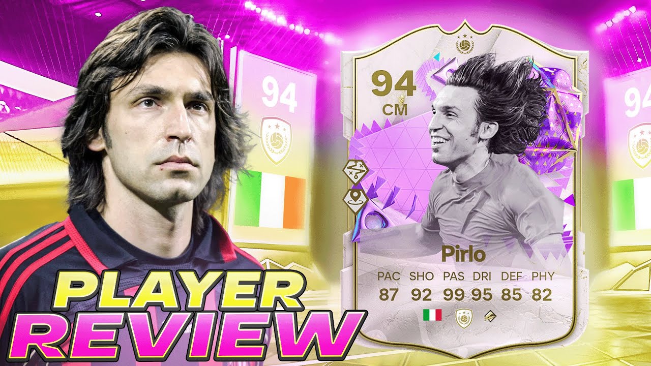🔥94 ULTIMATE BIRTHDAY ICON PIRLO SBC PLAYER REVIEW - EA FC 24 ULTIMATE ...