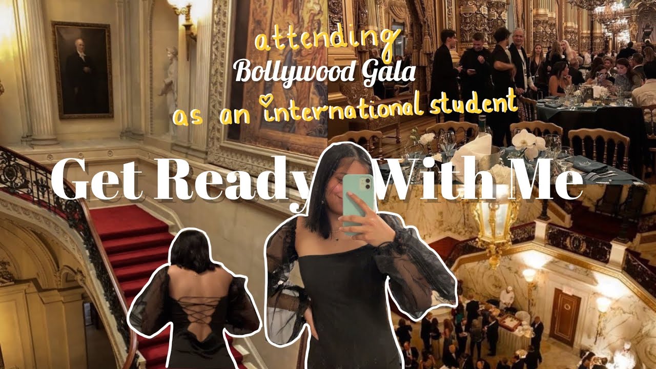 GRWM🎀 for a Bollywood Gala (Indian Ball)🪩 at University of Manchester ...