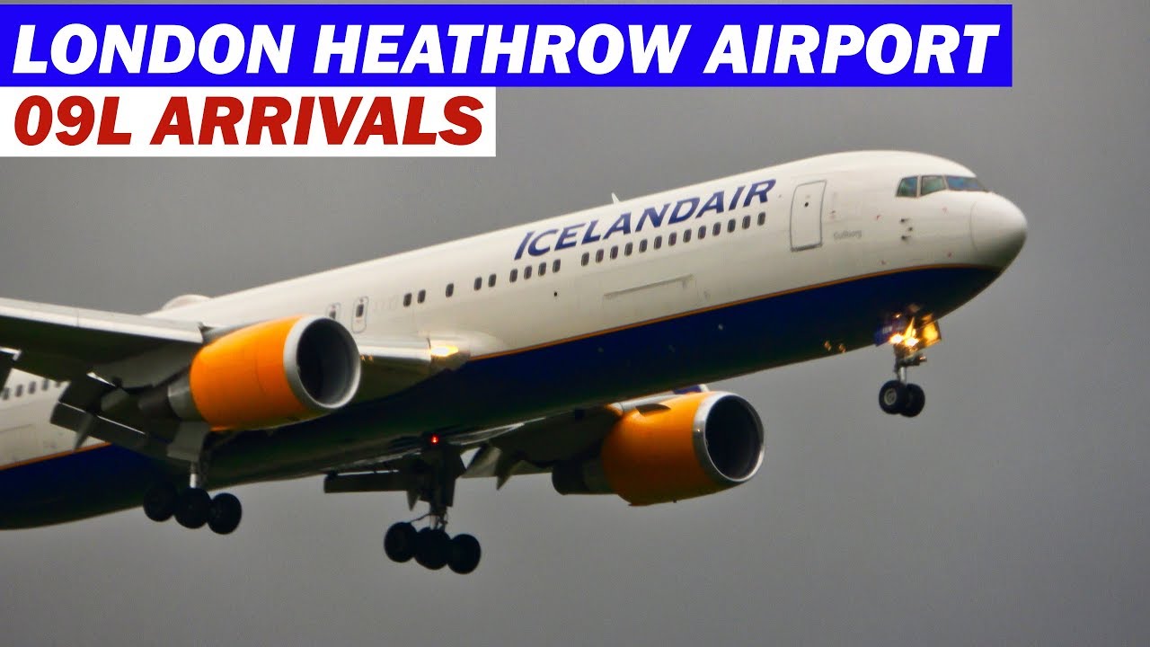 London Heathrow Airport 09L Arrivals - YouTube