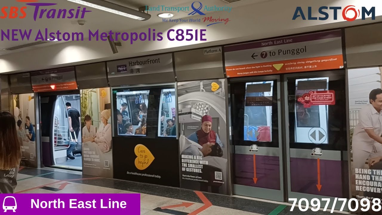 (Joyride) New Alstom Metropolis C851E on NEL - YouTube