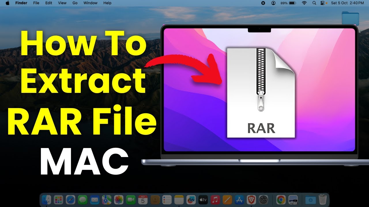 How To Open a RAR File On Mac? For All Mac Devices - YouTube
