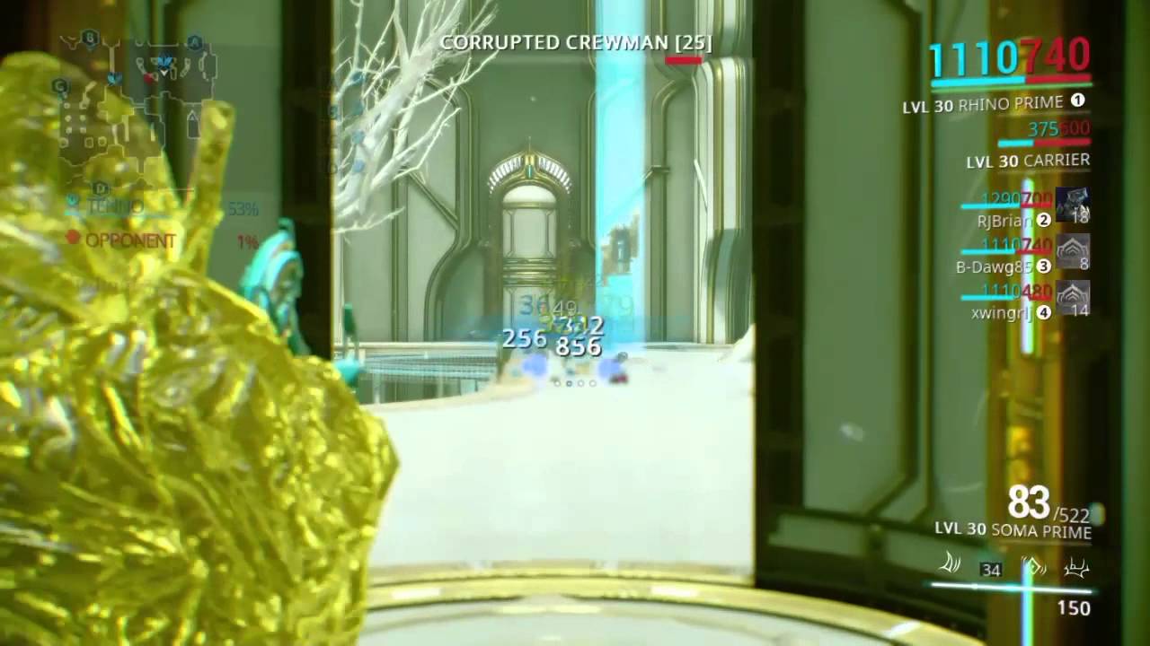 [Warframe PS4] T4 Interception / Rhino Prime [Gameplay & Commentary 49 ...