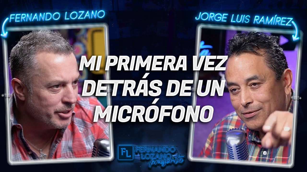 Así fue mi primera vez detrás de un micrófono - Jorge Luis Ramírez ...