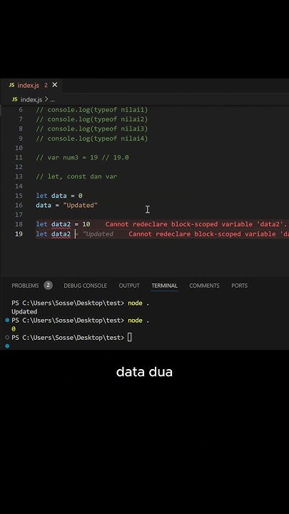 Javascript Dasar Variable Let Coding Javascript Edukasi Belajarcoding Shorts Short Youtube 5268