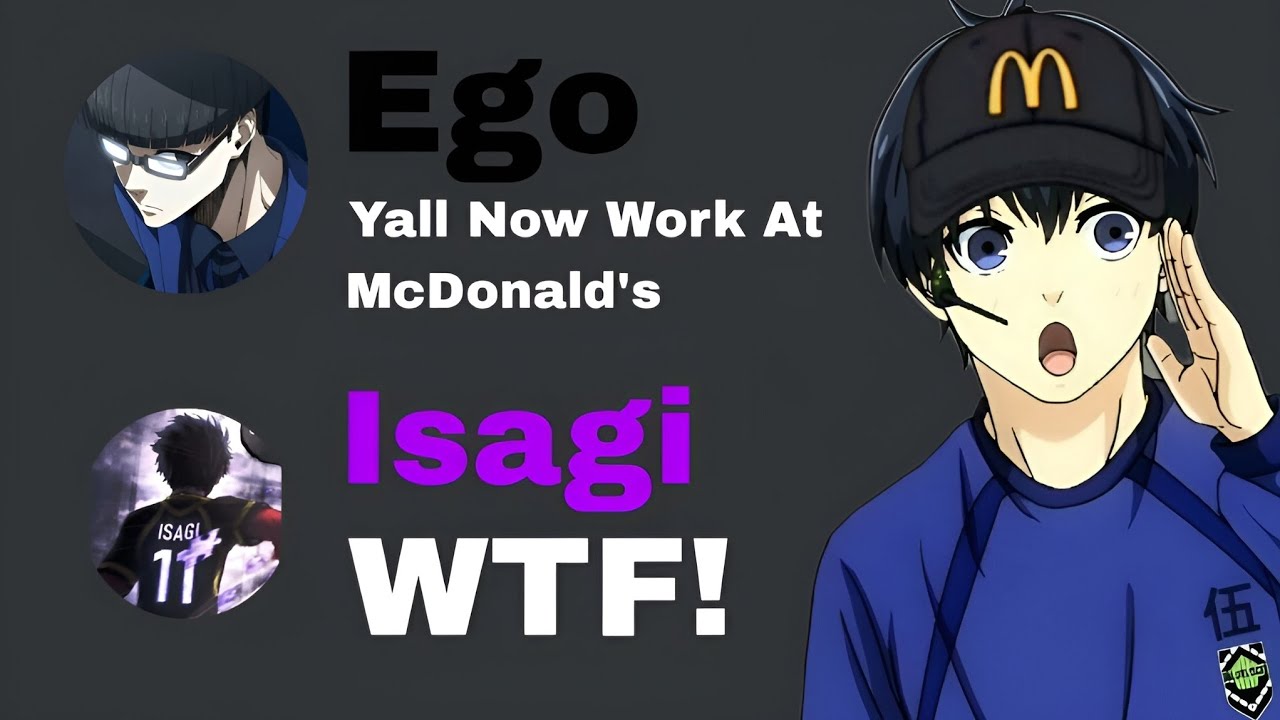If Blue Lock Characters Worked At McDonald's!!! | Blue Lock - YouTube