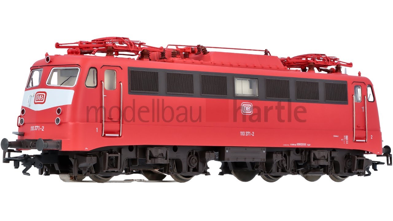 märklin 37019 / TRIX 22831 E-Lok BR 110.3 "Bügelfalte", orientrot, DB ...