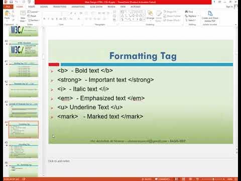 Day - 03 | HTML Tag - 01 | Web Design - 11 & 12 - YouTube