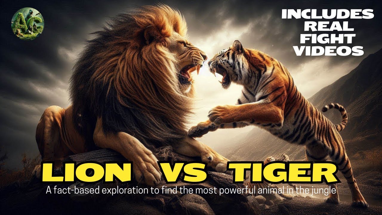 Lion vs Tiger: Who is the True Alpha of the Jungle? 🦁🐯 | Animals ...