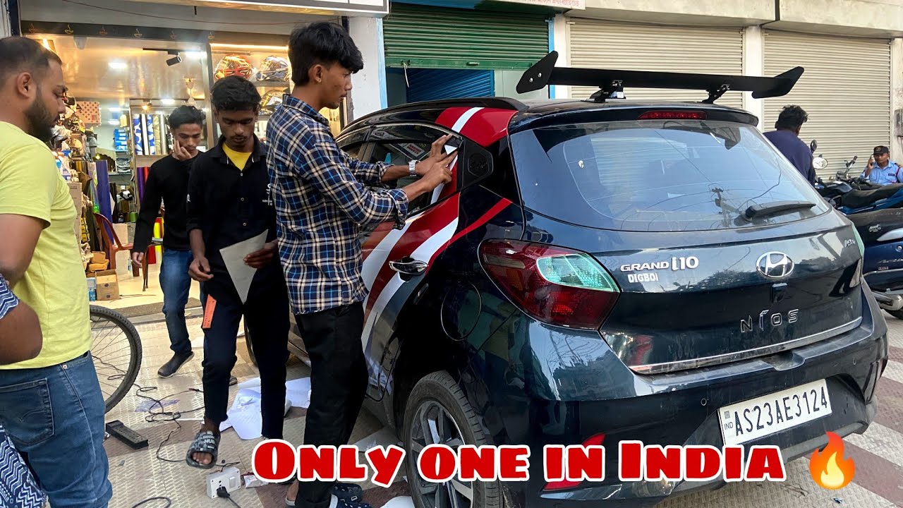 Hundai i10 nios modified into sports car 🔥💥 || one piece in India ️ ...