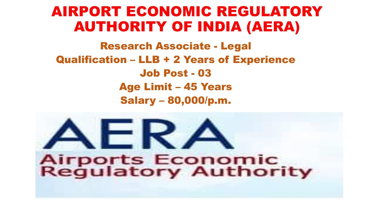 AIRPORT ECONOMIC REGULATORY AUTHORITY OF INDIA (AERA) - YouTube