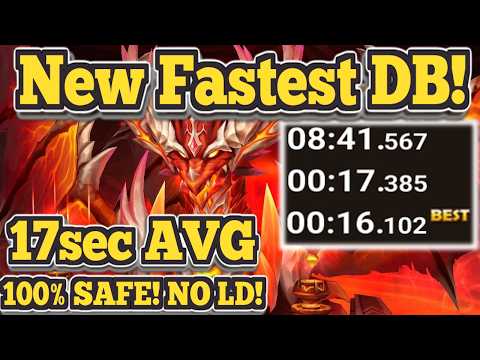 New 17 Sec AVG DBah! No LDs 100% Safe! Lower Fight Runes Version Mentioned Later! - Summoners War