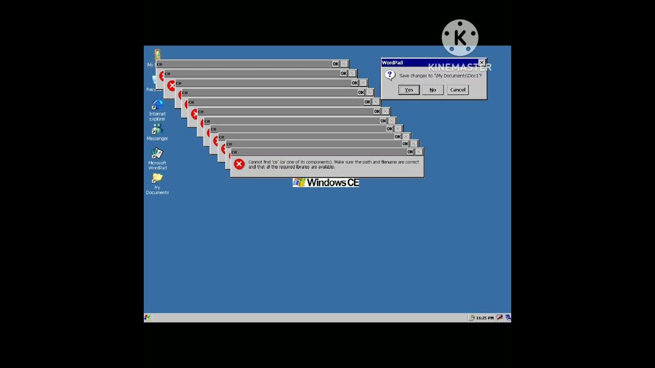 Windows CE Crazy error - YouTube