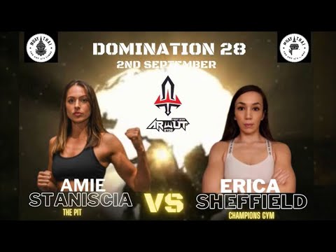 Amie Staniscia Vs Erica Sheffield - Domination Muay Thai 28