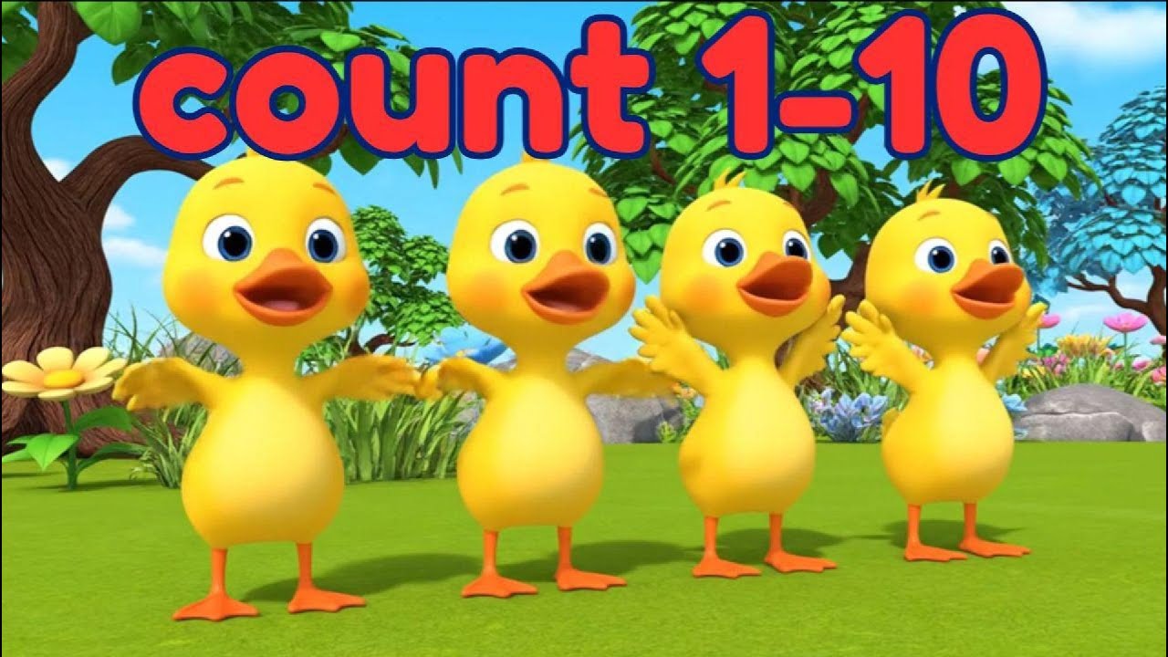 “Count with Colorful Ducks | Numbers & Colors Song for Kids” - YouTube