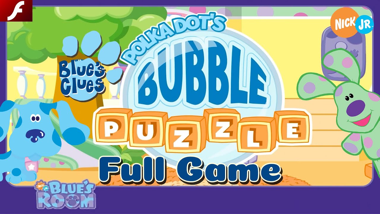 Blue's Clues™: Blue's Room Polka Dot's Bubble Puzzle (Flash) - Nick Jr ...