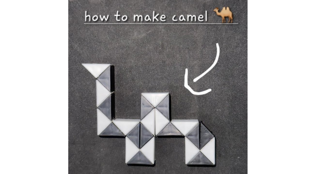 How to make camel 🐫 from snake ||🐍 cube - YouTube