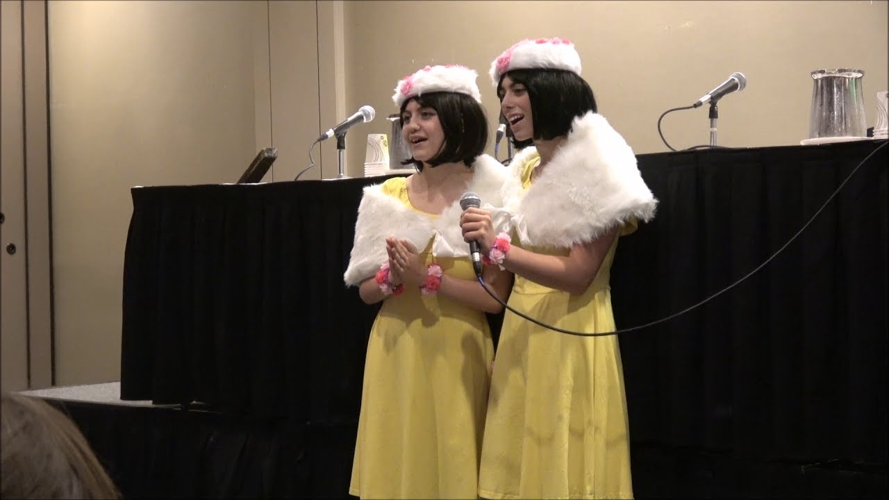 Cosplay of the "Shobijin" - Mothra's Twin Fairies - YouTube