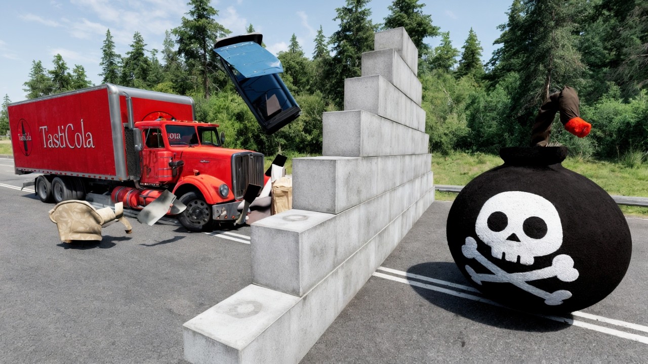 Cars vs Props 🥵 BeamNG.drive - YouTube