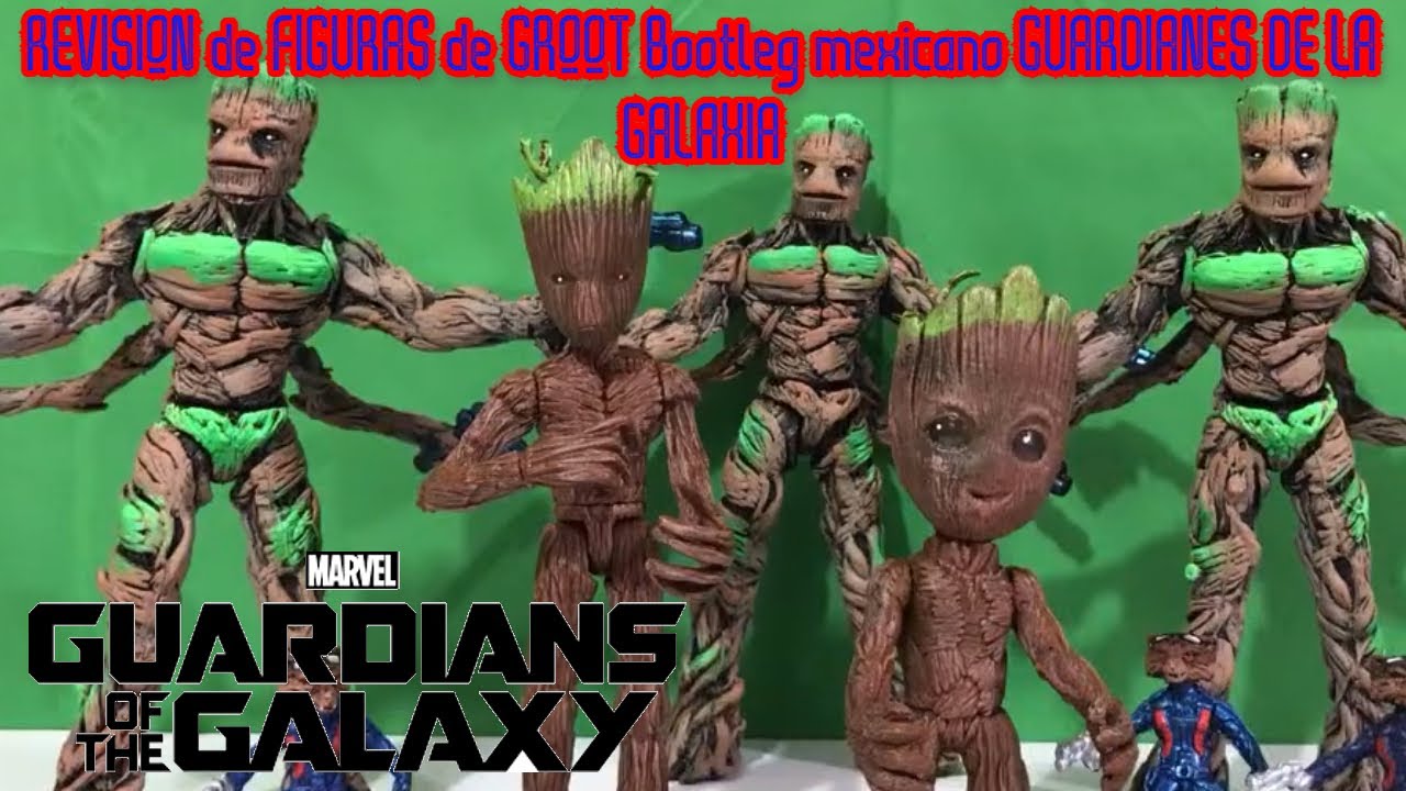 REVISION de FIGURAS de GROOT Bootleg mexicano GUARDIANES DE LA GALAXIA ...