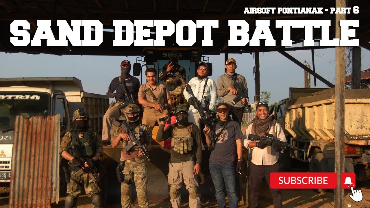 Let's play Airsoft Indonesia - Sand Depot Battle 🚜 E&C M4 AEG gameplay ...