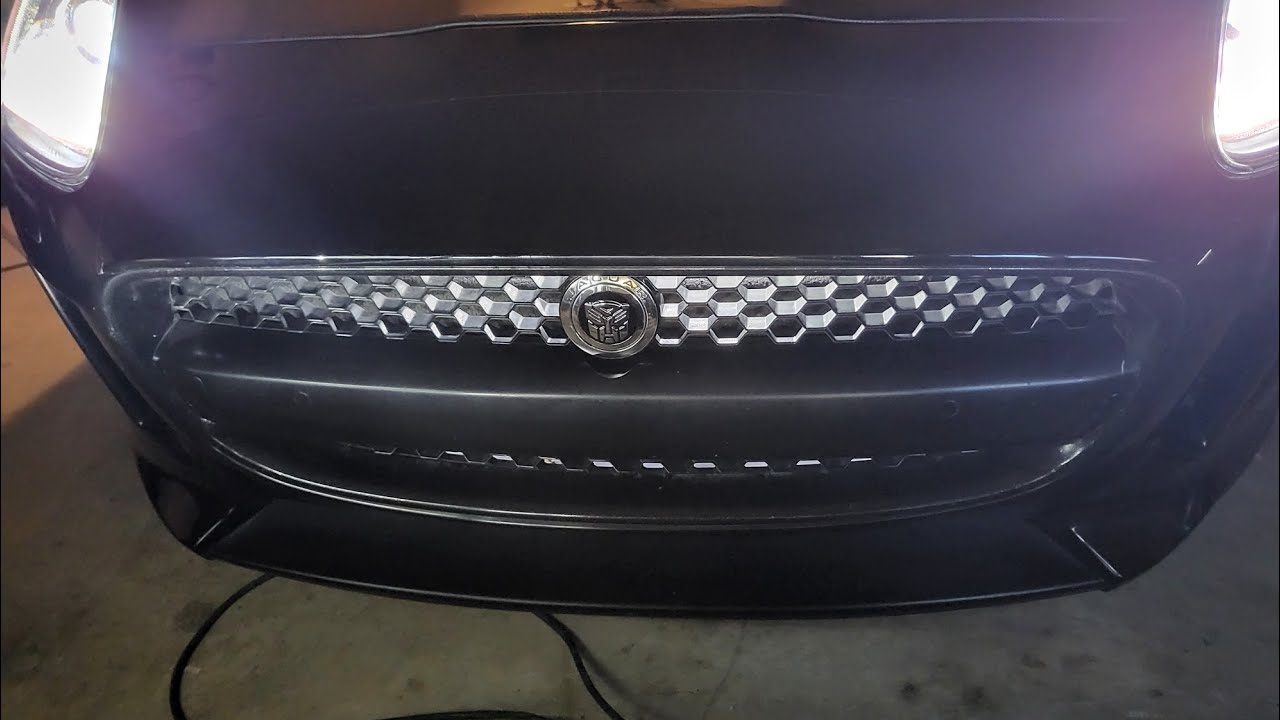 2017 Jaguar F-Type easy LED grill. - YouTube