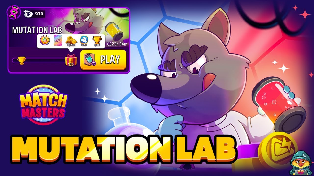 MUTATION LAB + SUPER SIZED 150 DNA 7600 POINTS | Match Masters Solo ...