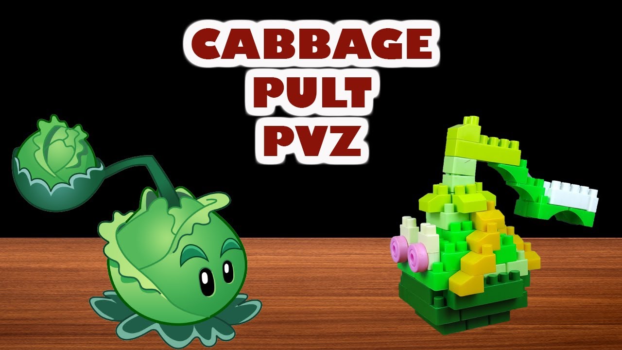 Cara Membuat Lego Cabbage Pult Plant Vs Zombie | OYYAN TV - YouTube