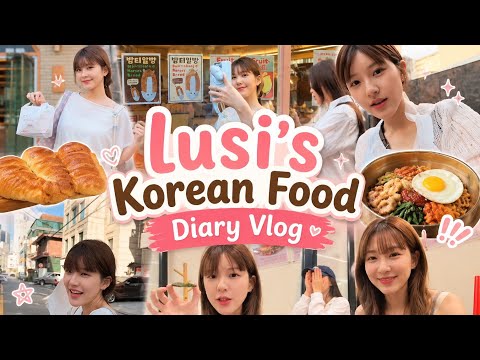 Lusi's Korean Food Diary Vlog#zhaolusi #cdrama #actress 