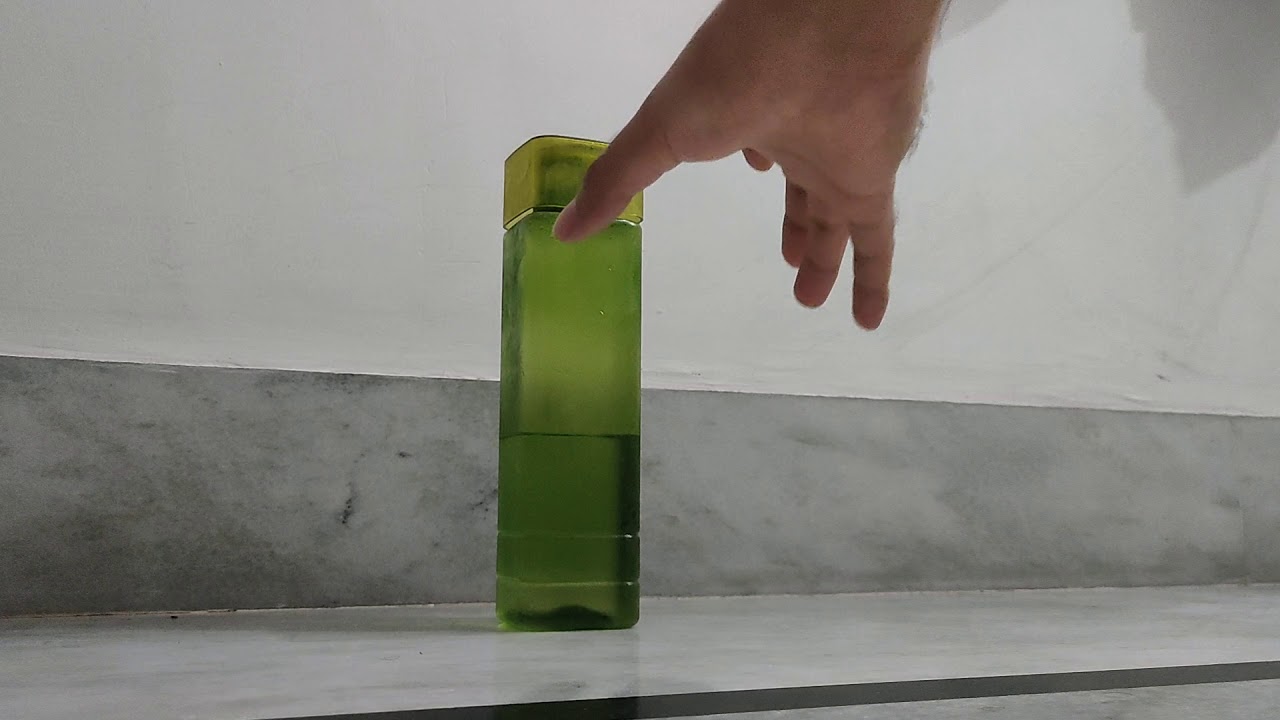 How to pick green bottle from floor. - YouTube