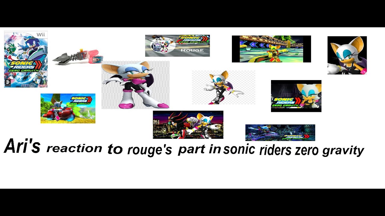 Ari The shark with autism reacts to rouge the bats part in Sonic riders ...