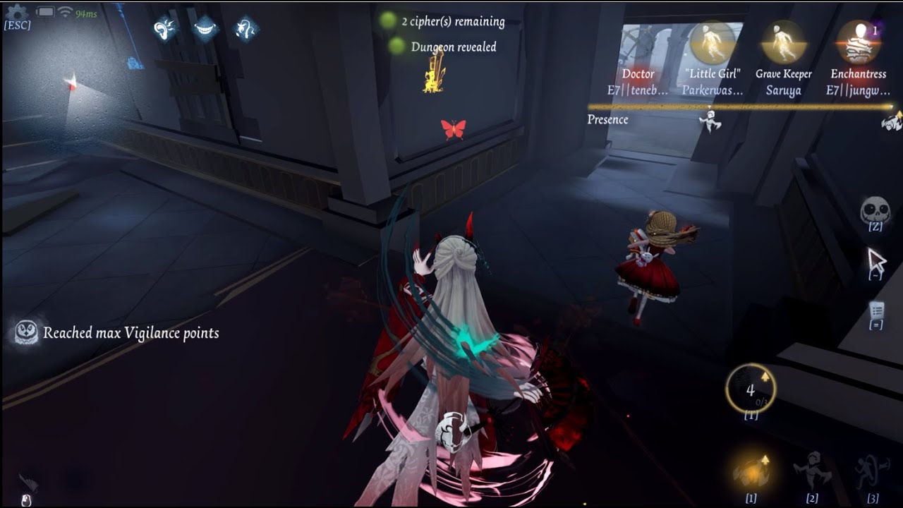 Dash through wall.....Geisha gameplay / Identity V - YouTube