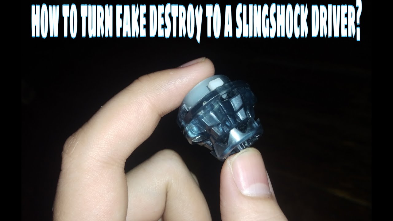 How to turn your (TD) Destroy driver to a SlingShock driver? | Beyblade ...