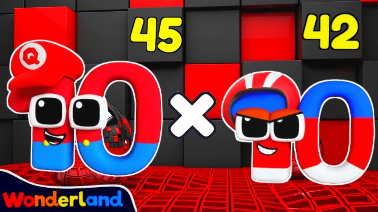 Wonderland Number Blocks: BIG NUMBERS Joining Up Subtraction ...