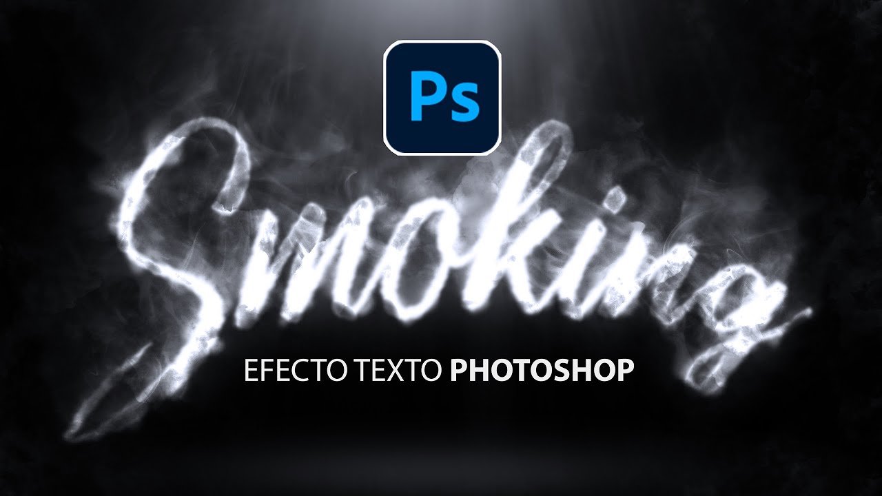 Efecto de texto de humo en photoshop - YouTube