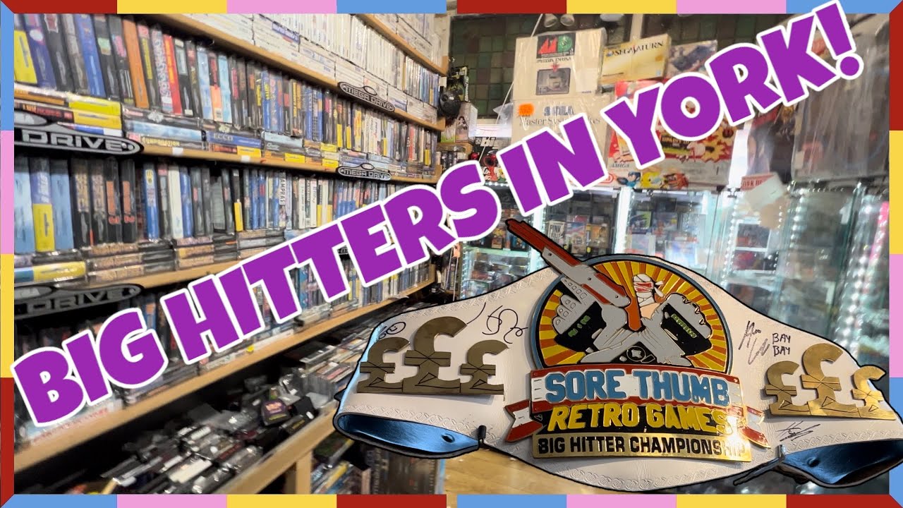 SORE THUMB RETRO GAMES SHOP TOUR & PICKUPS - YouTube