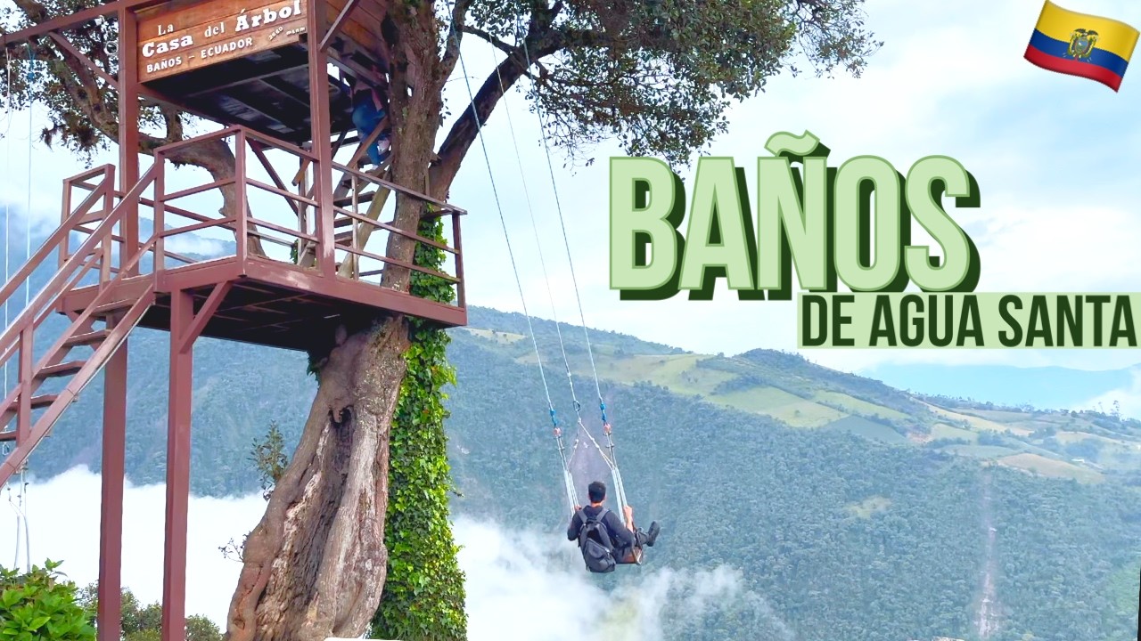 Baños: 🚀 🌎 I Swung Over a Cliff in Ecuador! 🇪🇨 Exploring this magic ...