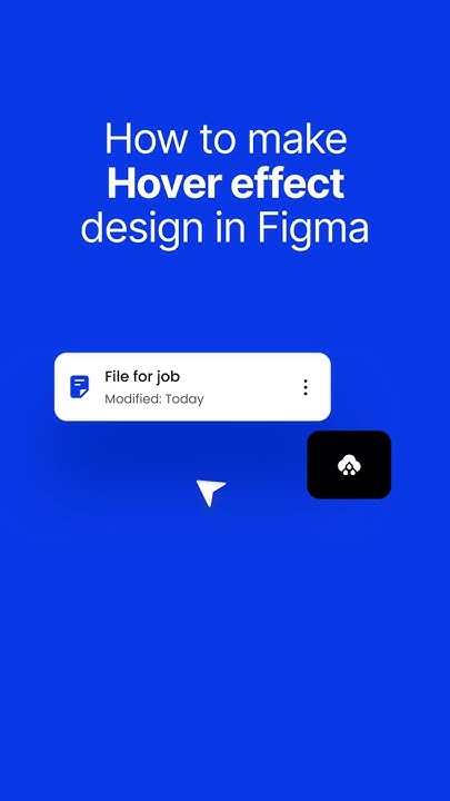 How to Make Hover Effect Design in Figma - YouTube