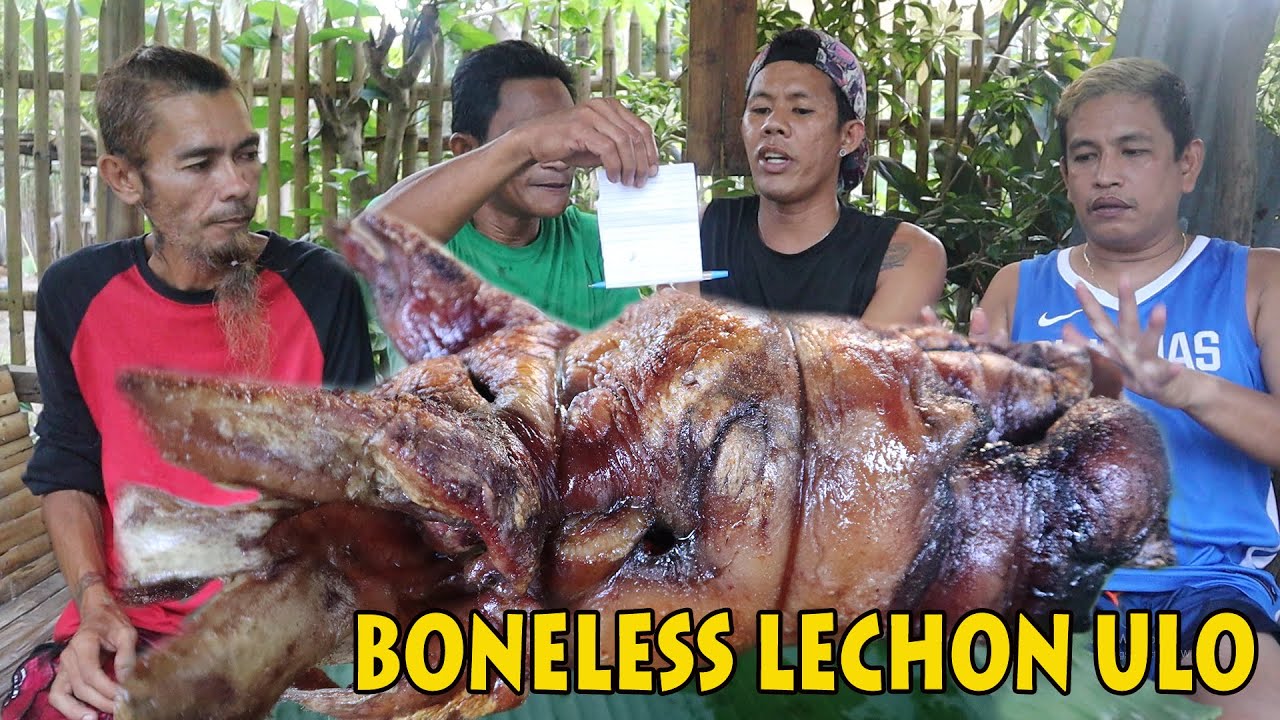 BONELESS LECHON ULO NA WALANG BUTO - YouTube