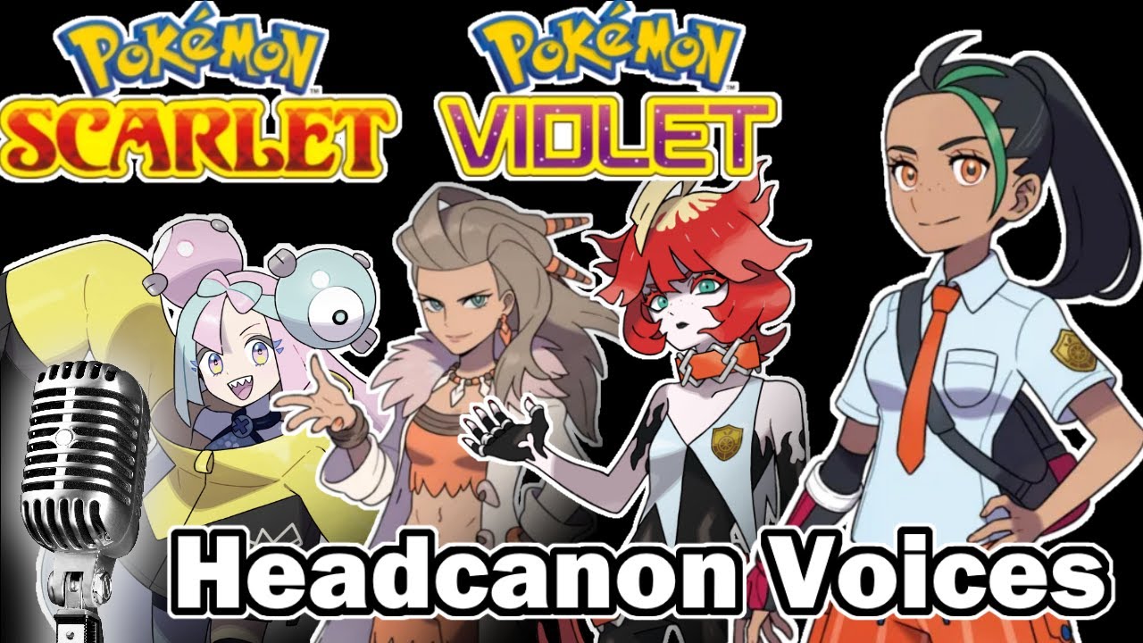 Pokemon Scarlet and Violet - Headcanon Voices - YouTube