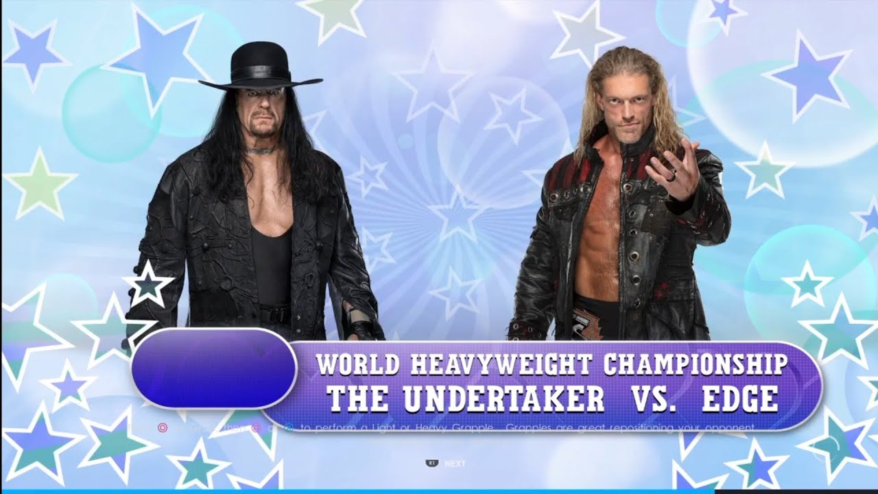 The Undertaker vs Edge WrestleMania 24. WWE 2K22 - YouTube