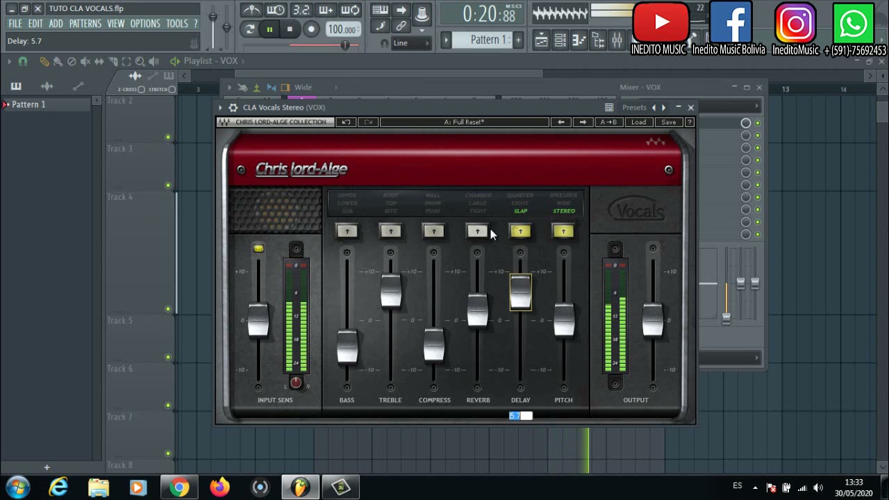 COMO MEZCLAR VOCES CON WAVES - CLA VOCAL - FL STUDIO PRODUCER - YouTube