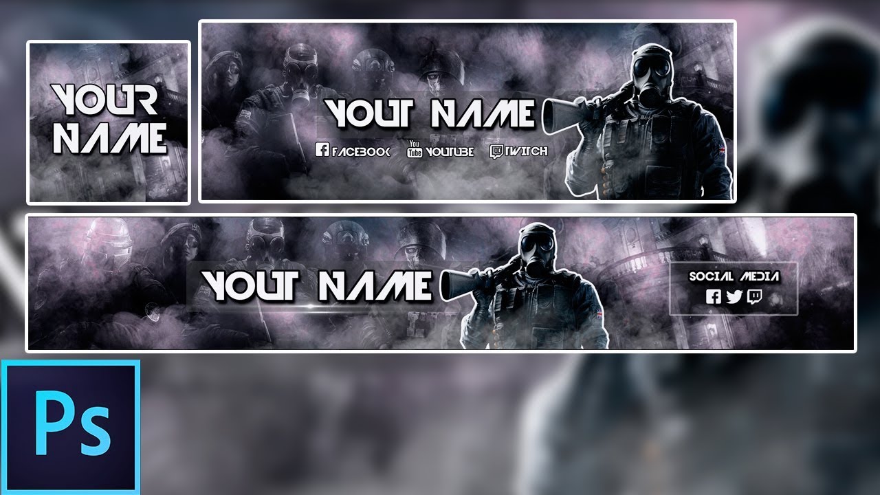 Speed-Art//Rainbow Six Siege//R6//Banner+Logo+Header//Free Download ...