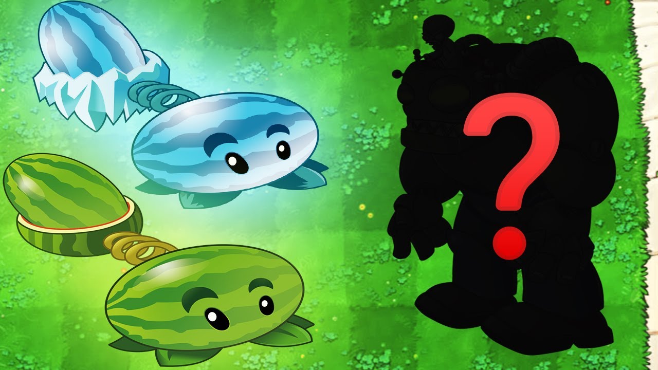 Team Melon Vs Dr. Zomboss Vs Giga Gargantuar - Plants vs Zombies - YouTube