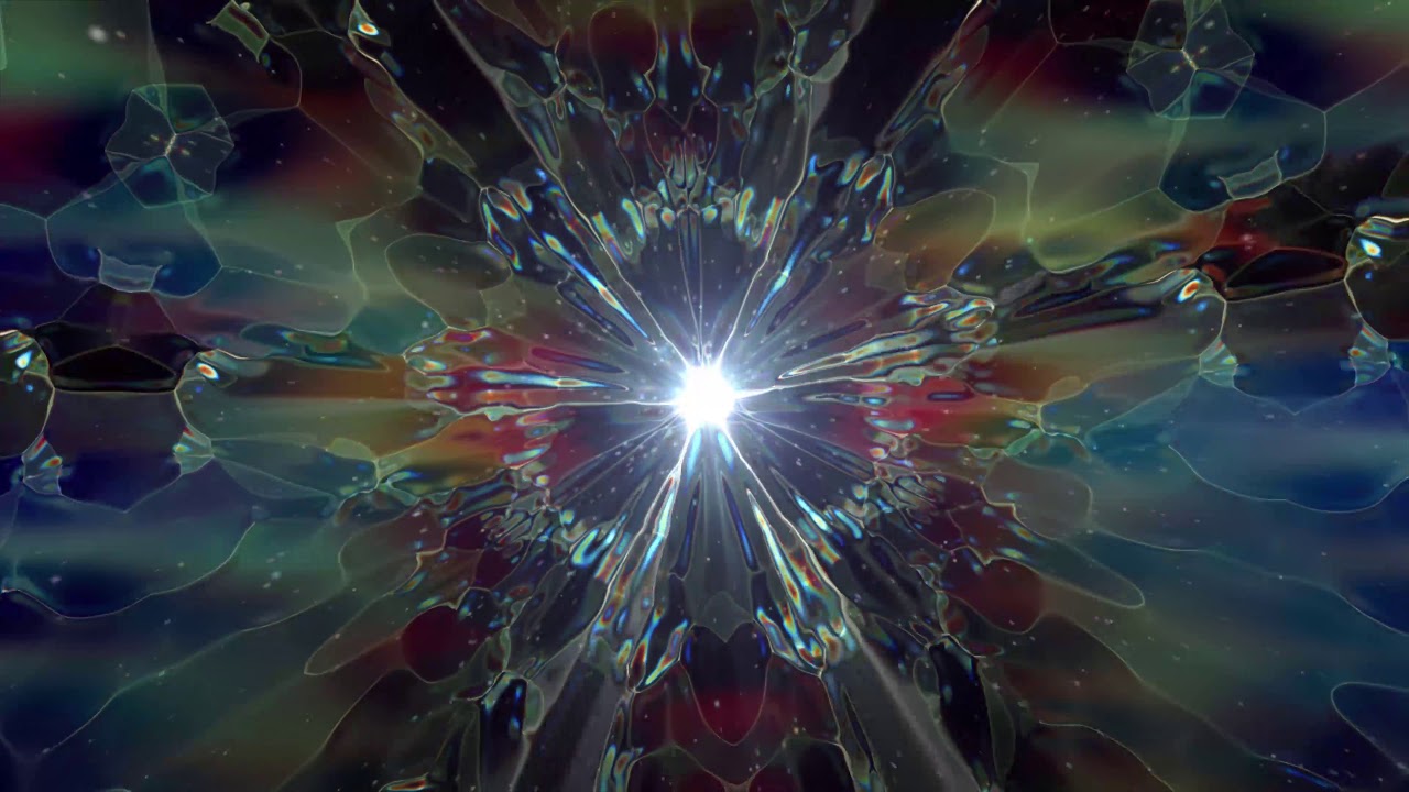 4K Colorful Fractal Waves - Moving Background #AAvfx Relaxing Live ...