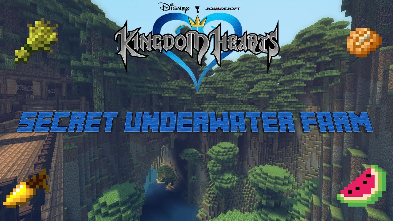 Minecraft KH Edition: Part 3 Secret Underwater Farm - YouTube