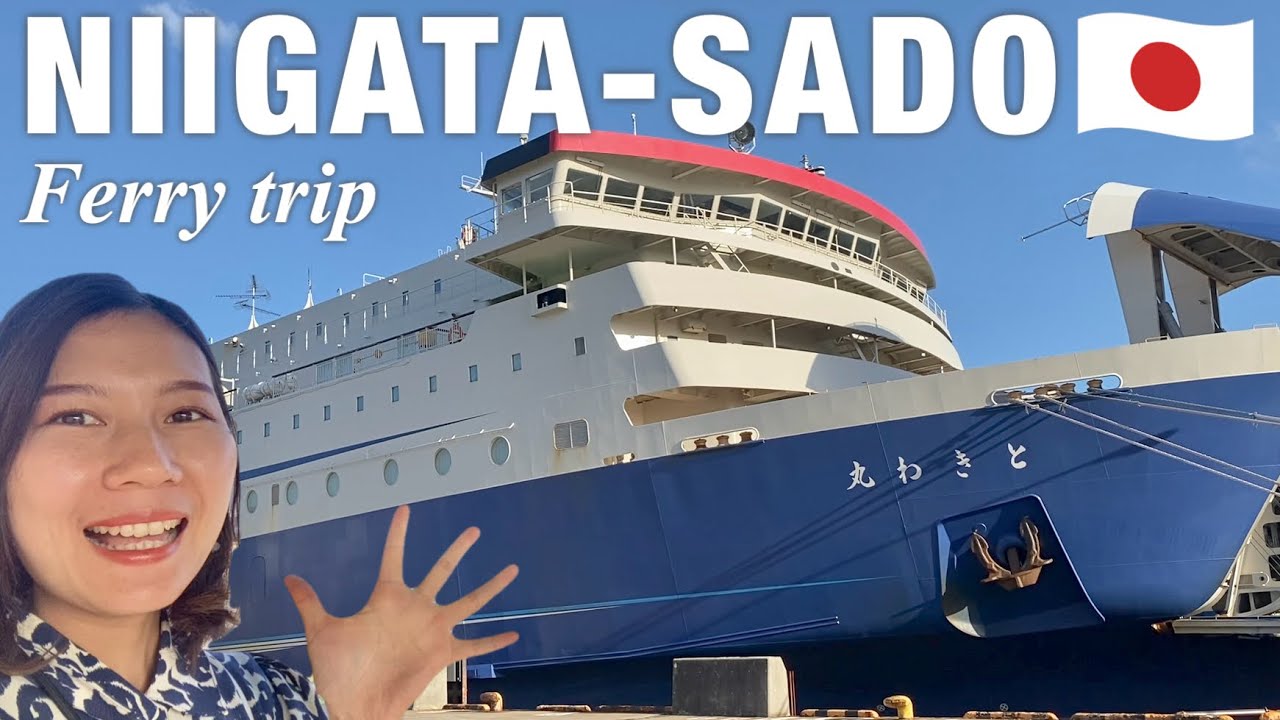 NIIGATA🇯🇵 Ferry Trip from Sado Island to Niigata🚢 Japan travel vlog⭐️ ...