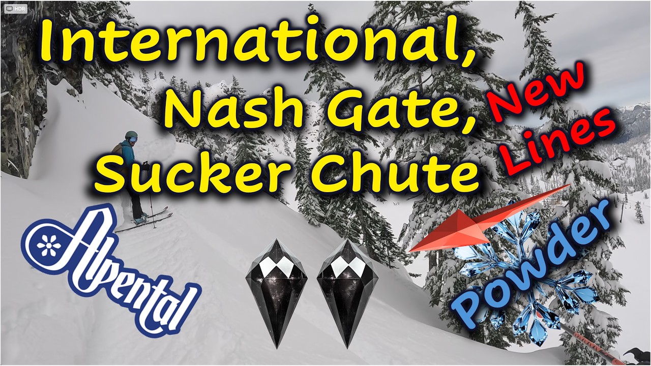 Skiing ⛷️ Deep Powder & Backcountry Lines at Alpental | Nash Gate ...