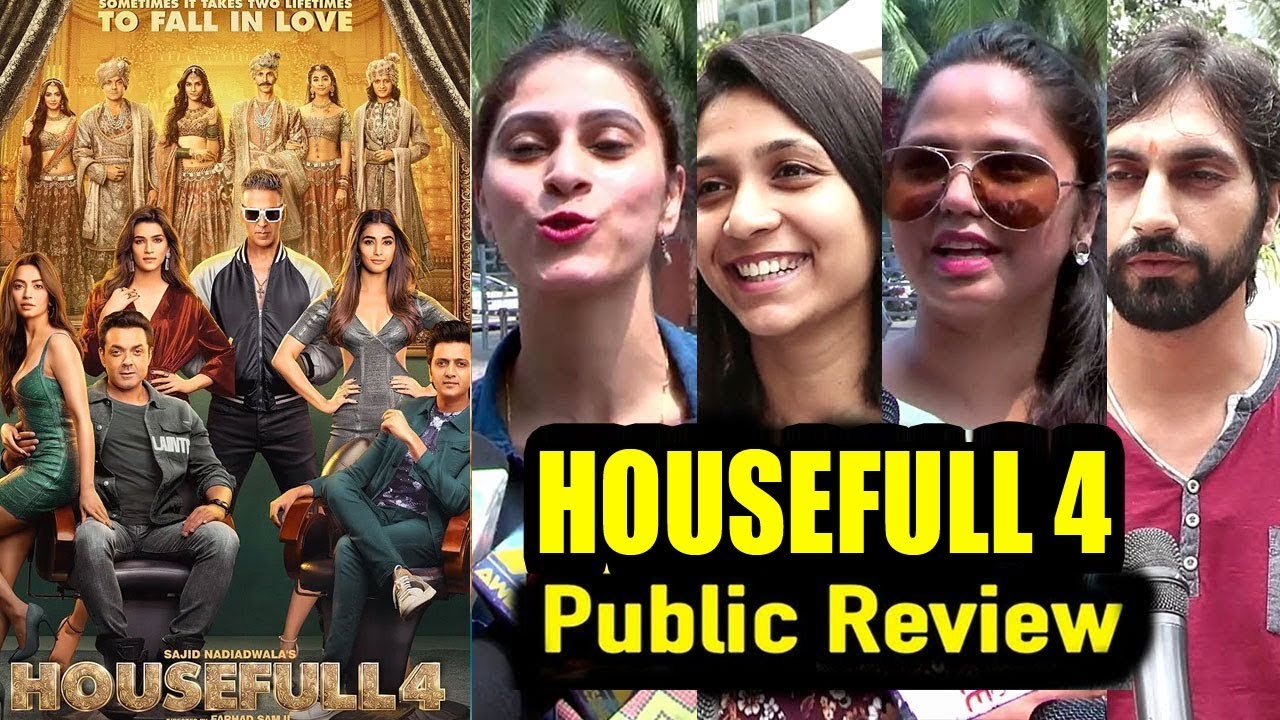 Housefull 4 Public Review | Akshay Kumar, Bobby, Riteish, Kriti, Pooja ...